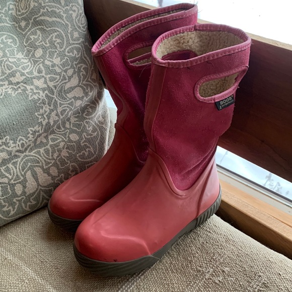 Bogs | Shoes | Girl Bogs Suede Boots Rain Snow | Poshmark